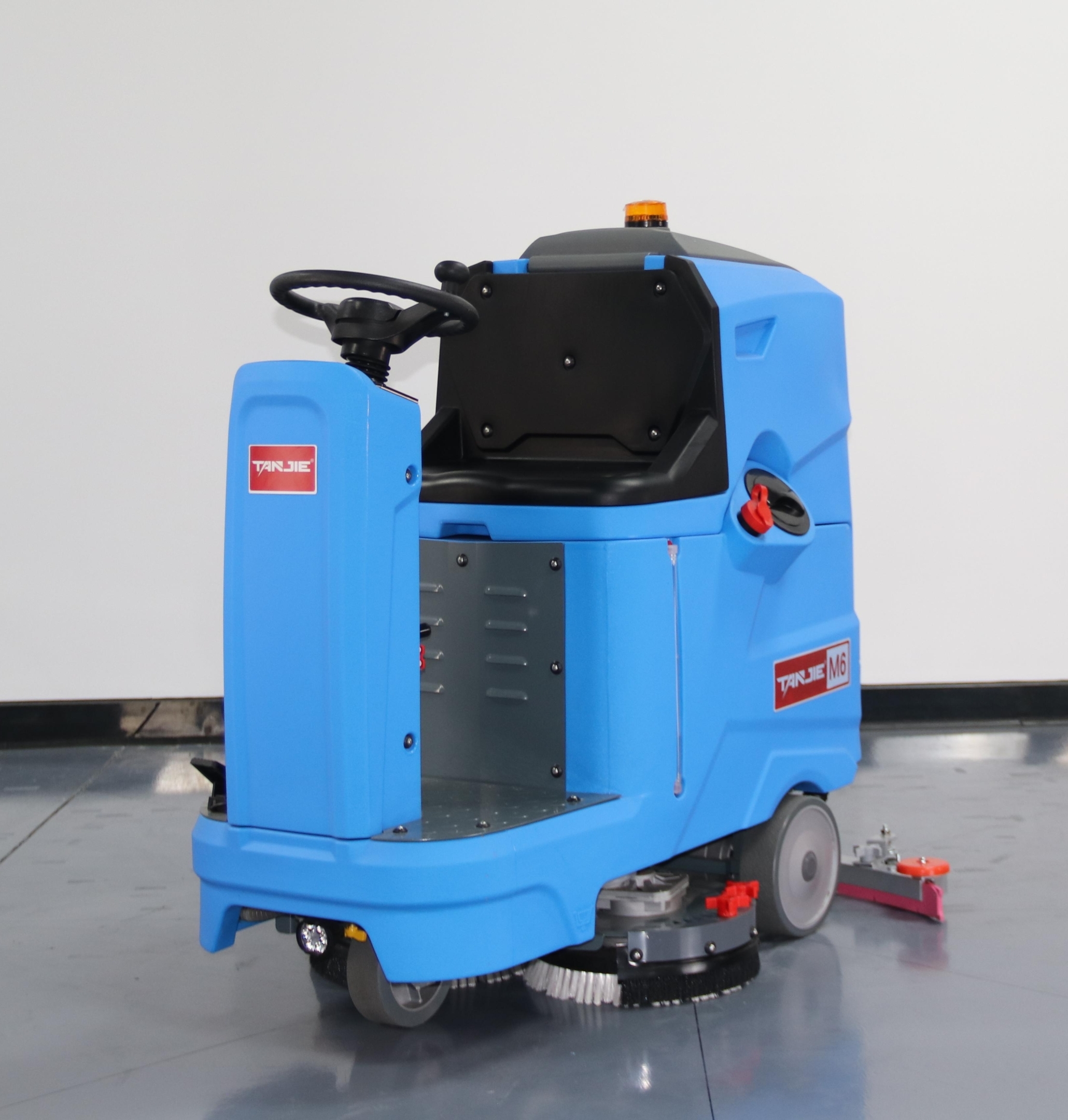 M6 double brush rider on floor scurbber - Tanjie Clean