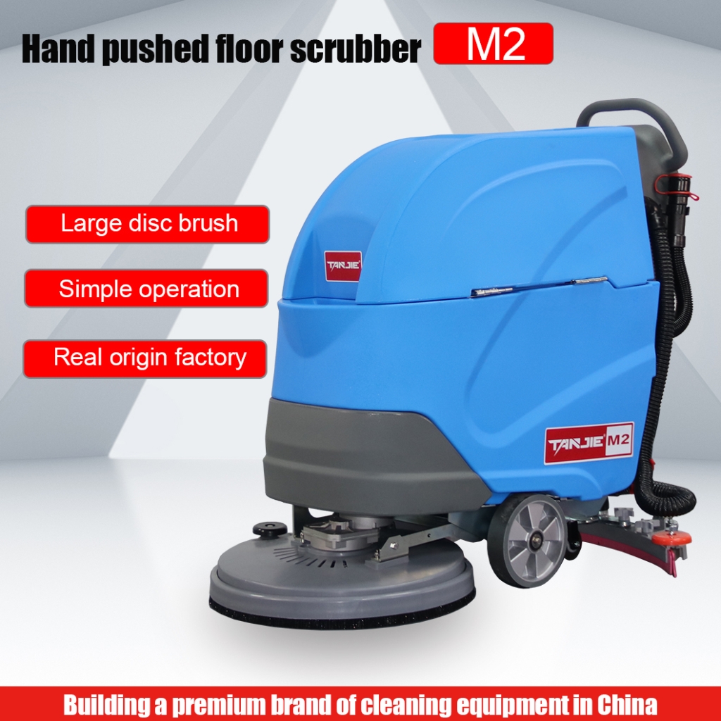 M2 Hand Push Floor Scrubber - Tanjie Clean